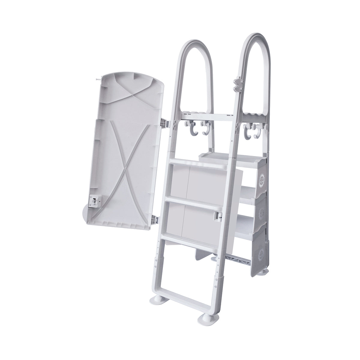Olympic ACM-101AS - Safety Ladder for Above Ground Pool – GoPiscine